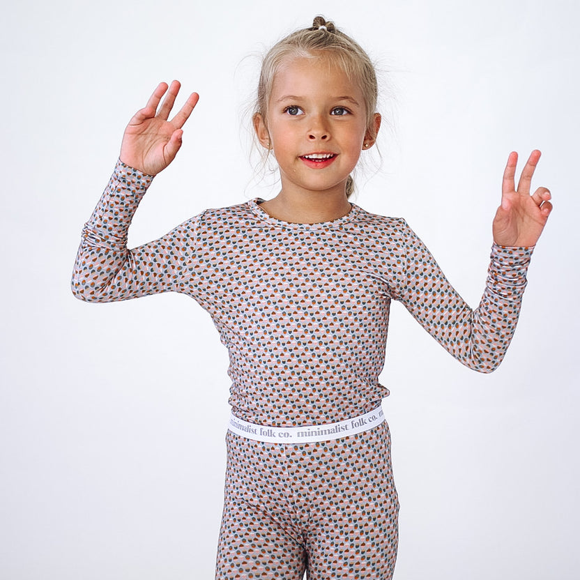 2 PIECES BAMBOO PAJAMAS - KIDS – Minimalist Folk Co.