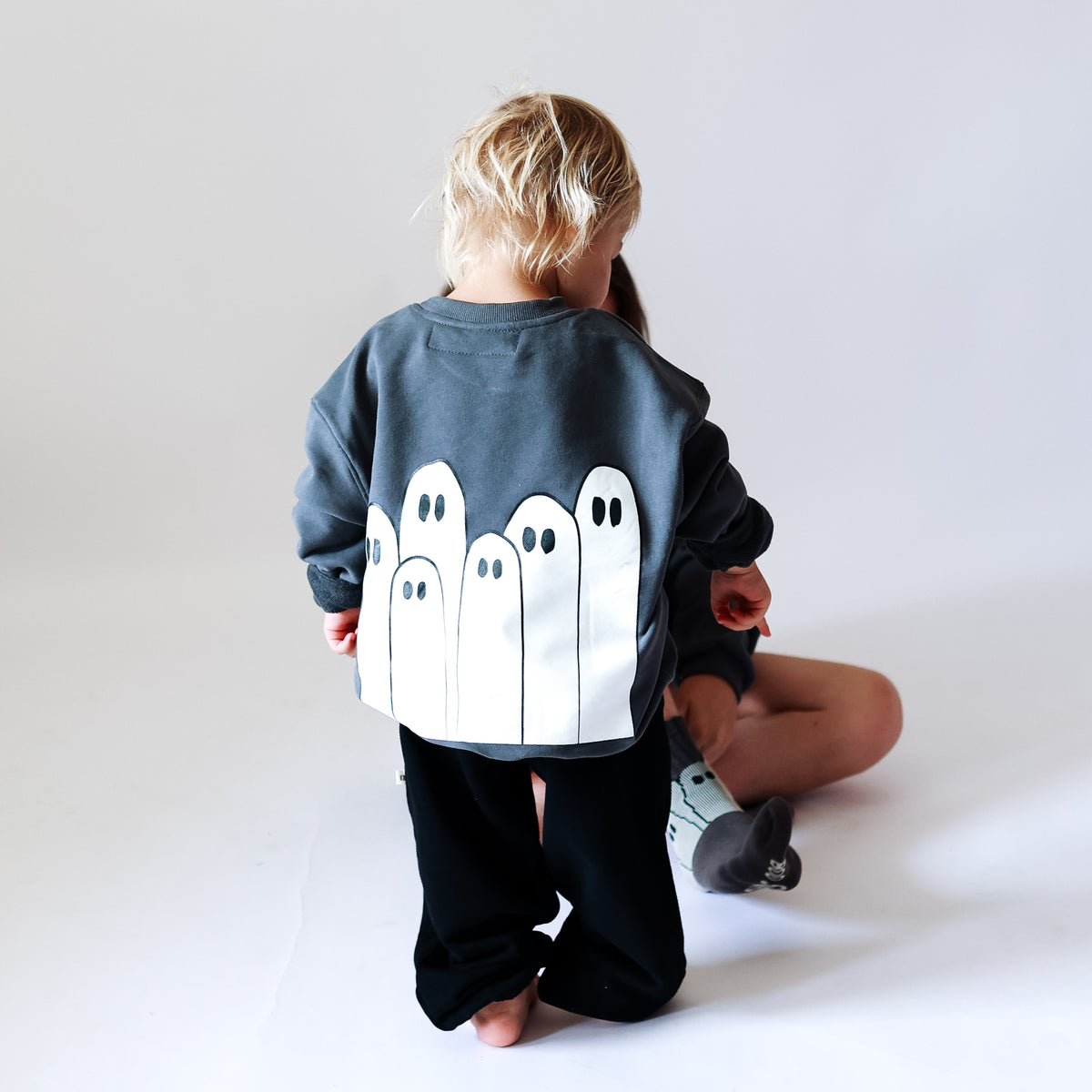 BOO SQUAD |FRONT + BACK PRINT | oversized drop shoulder | KIDS ...