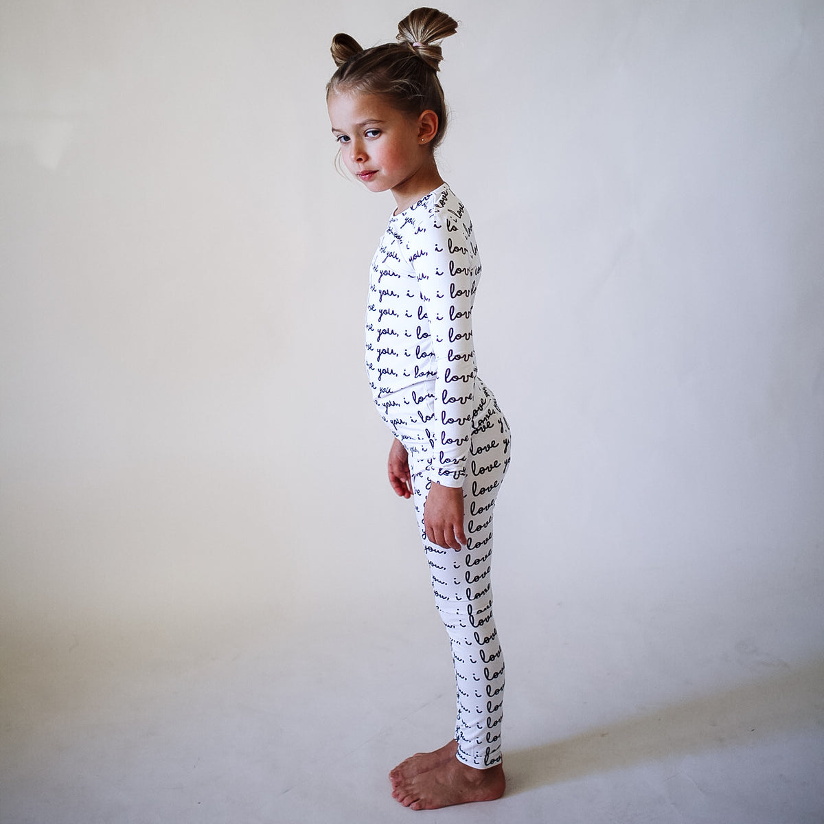 I LOVE YOU PAJAMAS | 2 pieces bamboo pajama set – Minimalist Folk Co.