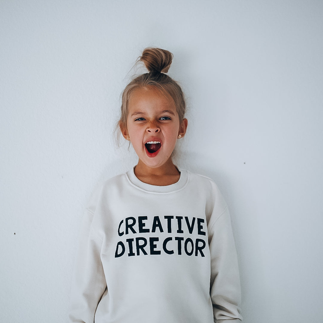 CREATIVE DIRECTOR | in black |oversized drop shoulder | KIDS ...
